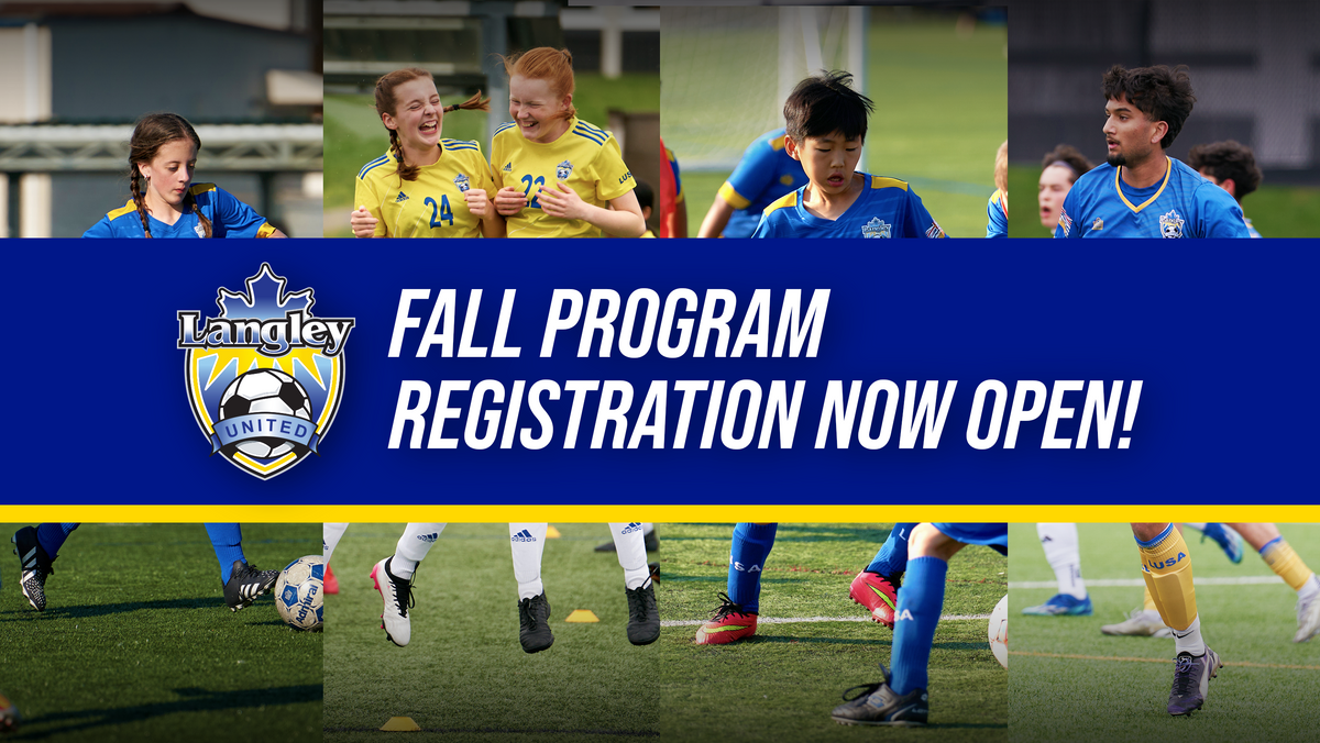 Langley United Fall Soccer Programs — Registration Now Open! – LUSA
